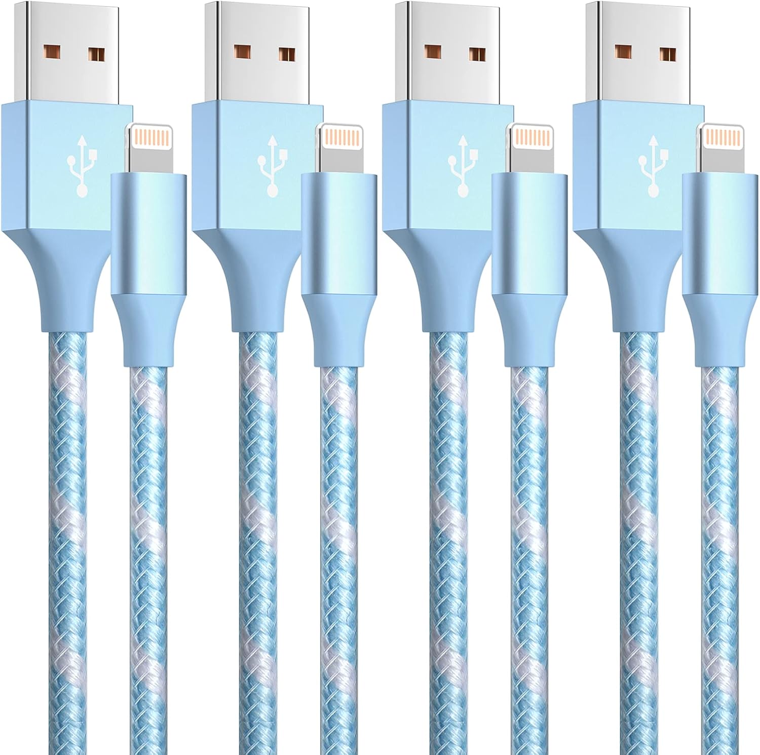 Amazon.com: iPhone Charger Cable [Apple Mfi-Certified] 4 Pack 6FT ...