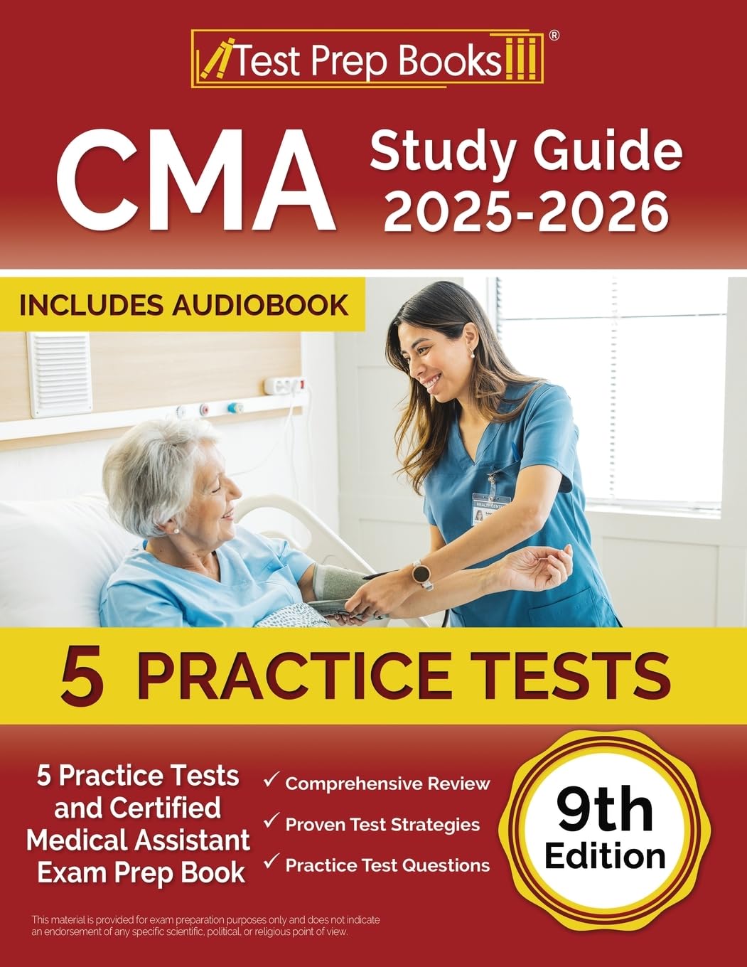 CMA Study Guide 2025-2026: 5 Practice Tests and Certified Medical ...