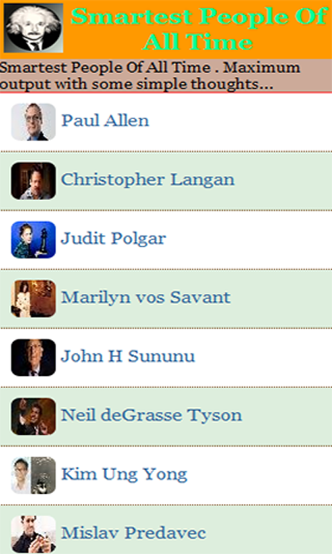 Smartest People Of All Time:Amazon.in:Appstore for Android