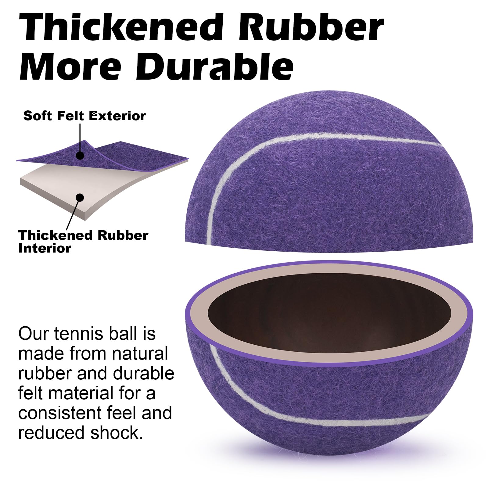 Snapklik.com : Premium 12-Piece Tennis Balls Set, 2.5 Inch Diameter ...