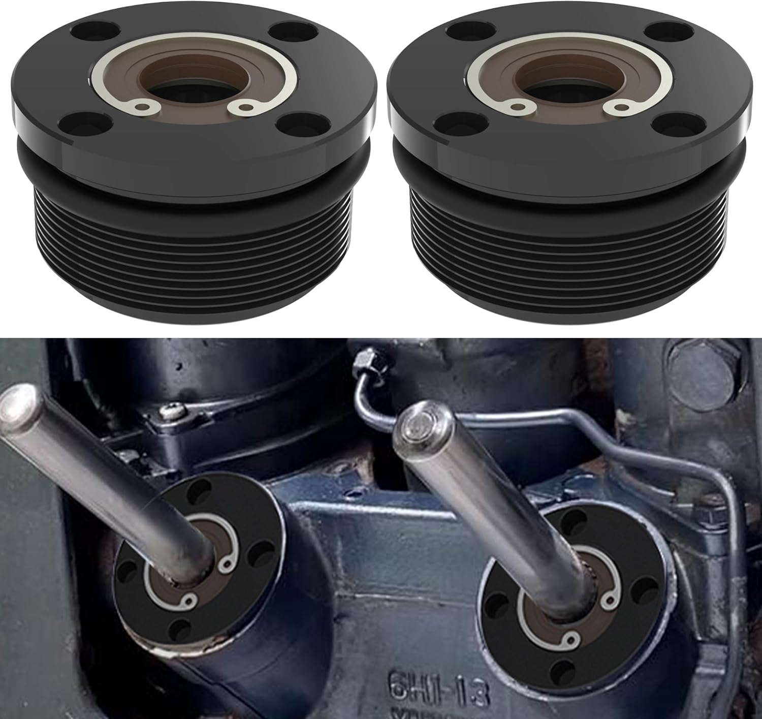 Amazon.com: Mejiao Trim Cap Cylinder with Seals 61A-43821-00-00 FSM040 ...