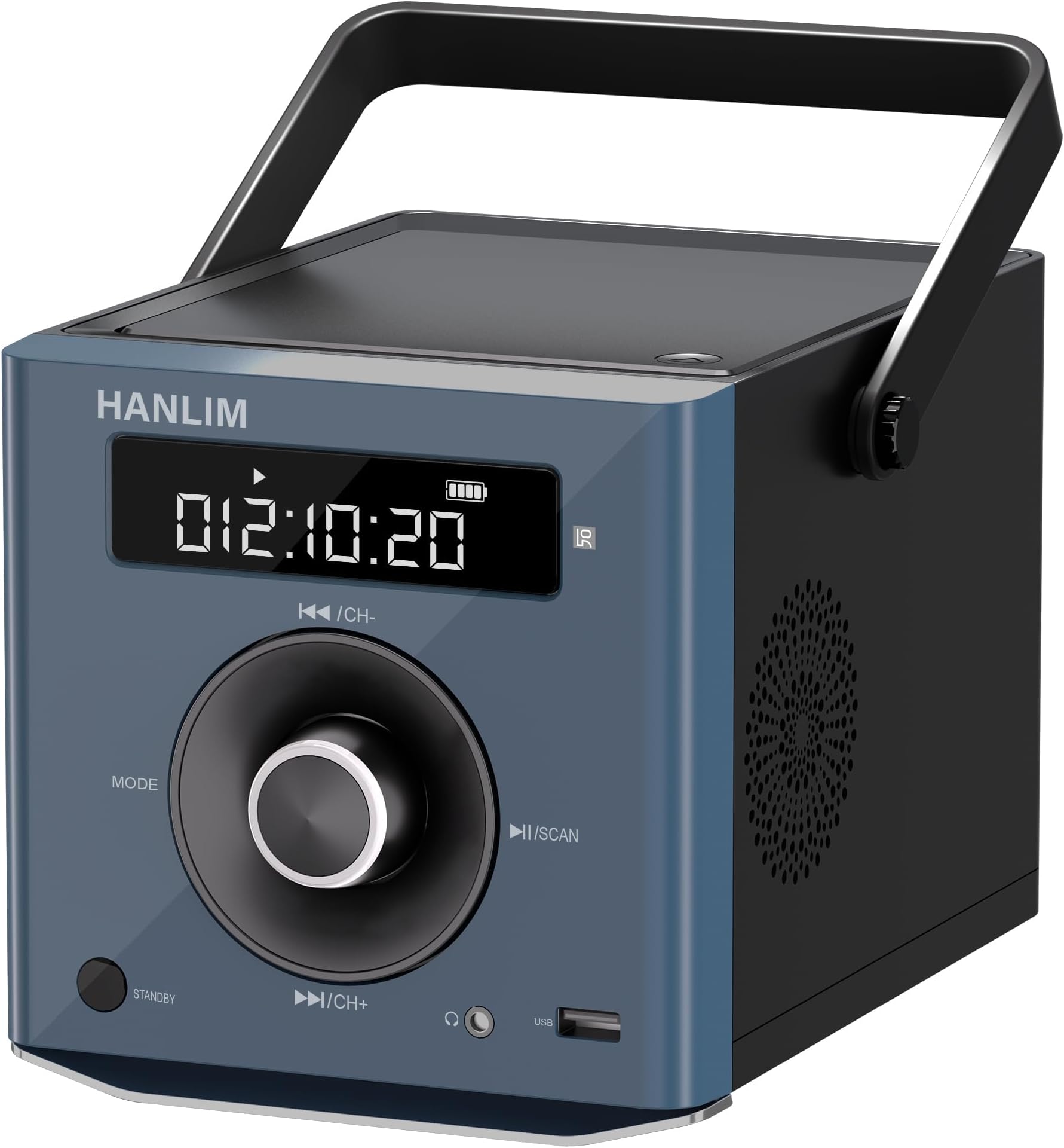 Amazon.com: CD Player Portable,MONODEAL Boombox CD Player with ...