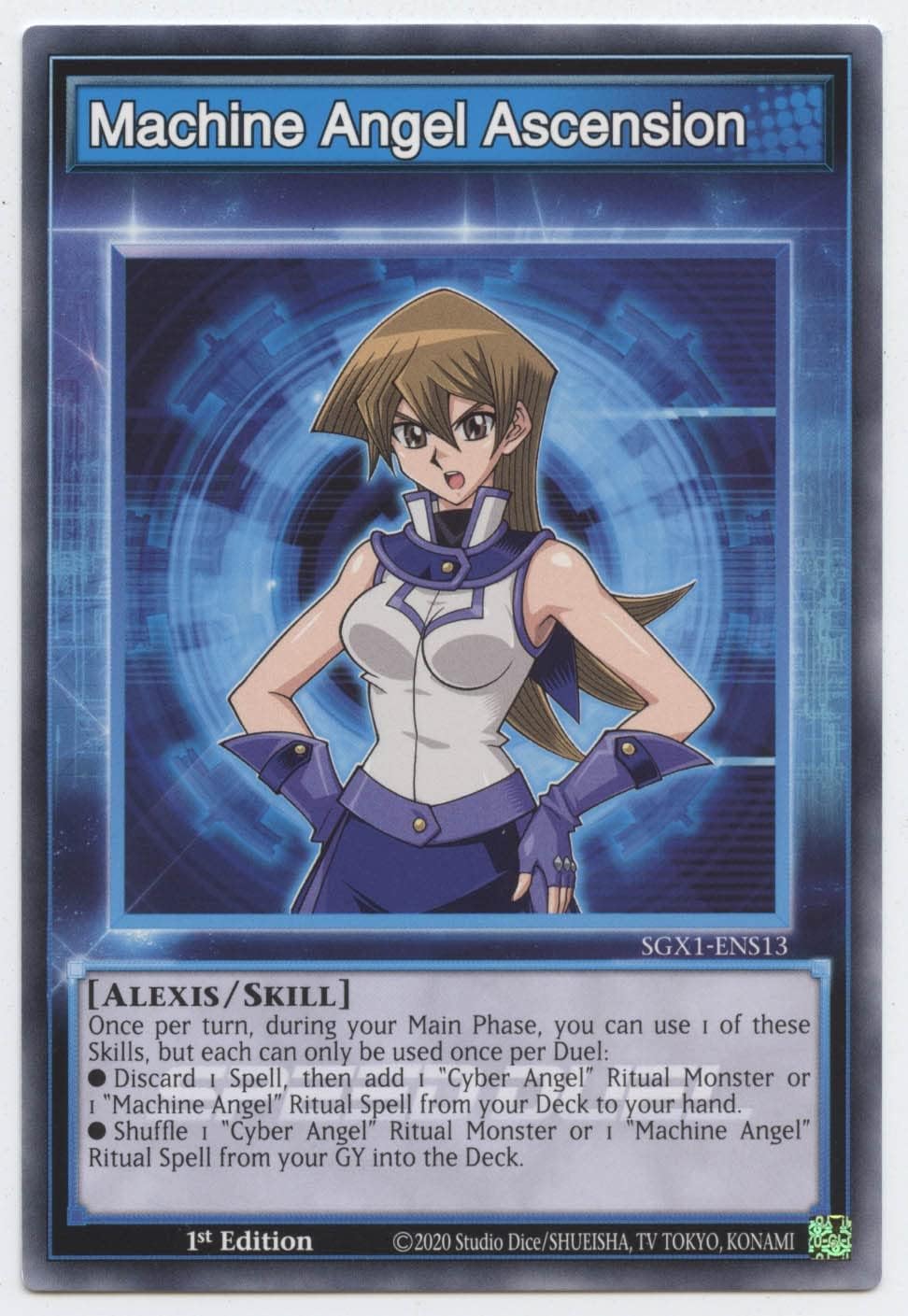 Amazon.com: Yu-Gi-Oh! Machine Angel Ascension - SGX1-ENS13 - Common ...