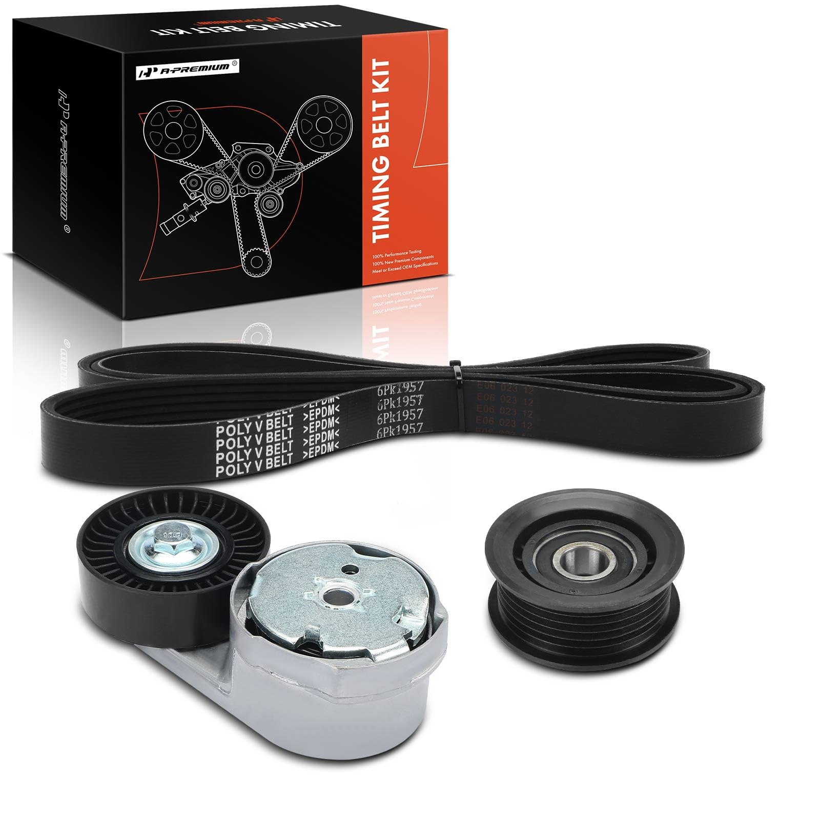 Amazon.com: A-Premium Engine Serpentine Belt Drive Kit Compatible with ...