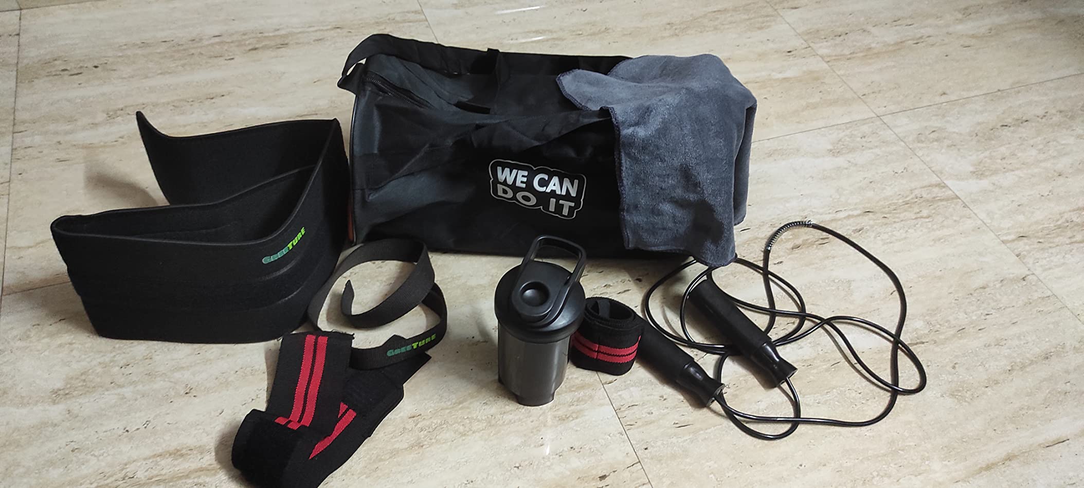 GREETURE Ultimate Gym Accessories Combo Set for Men and Women Workout ...