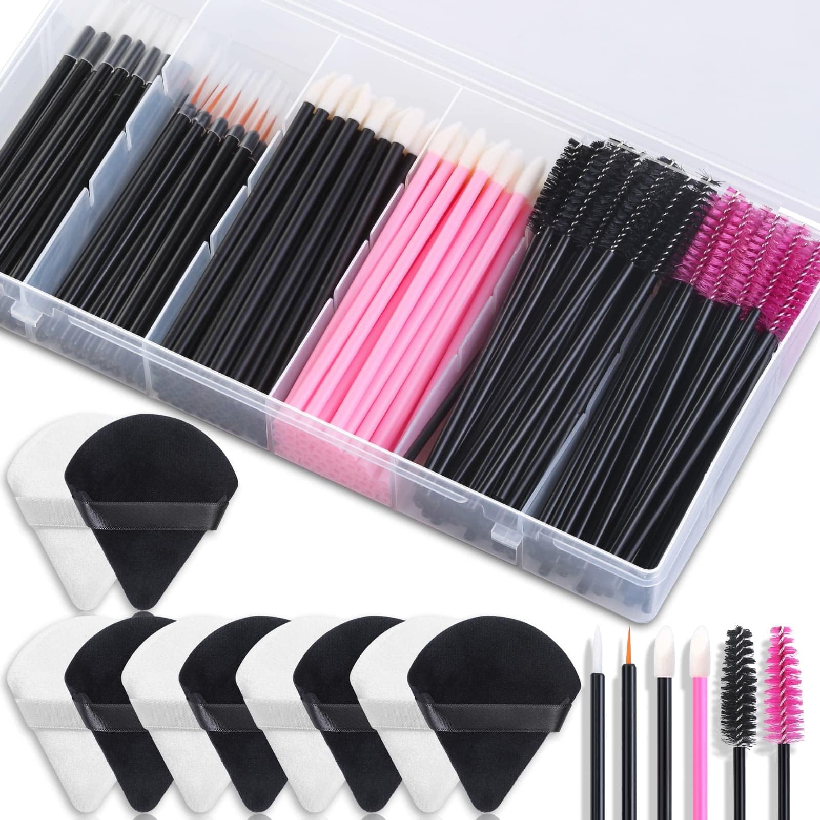 Amazon.com: Disposable Makeup Accessories with Makeup Applicators ...