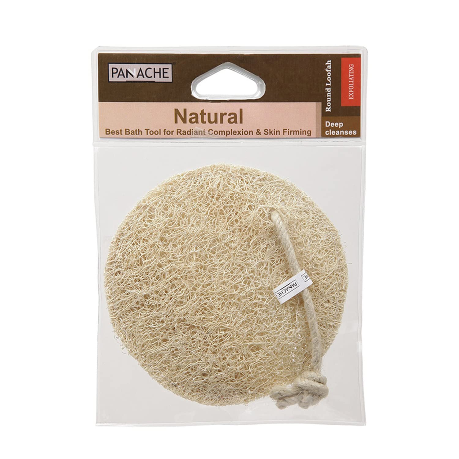 Buy Panache Natural Round Loofah Online at Low Prices in India - Amazon.in