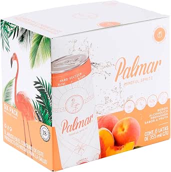 PALMAR SPRITZ - Hard Seltzer Bebida Baja En Calorías - Agua mineral ...