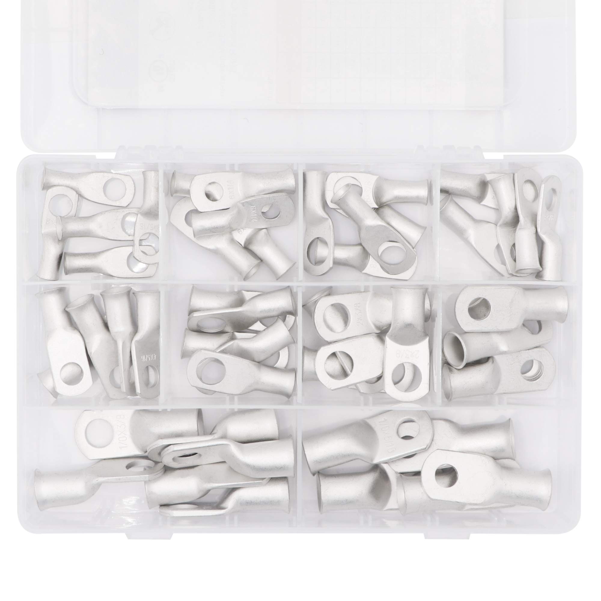 Snapklik.com : Battery Cable Ends Terminal Connectors Wire Copper Lugs ...