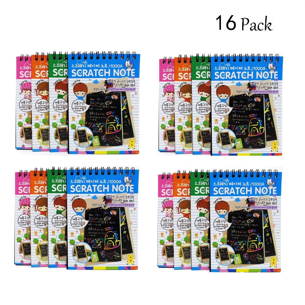 Amazon.com: OJYUDD 16 Pack Scratch Note Pads: 0632096662628