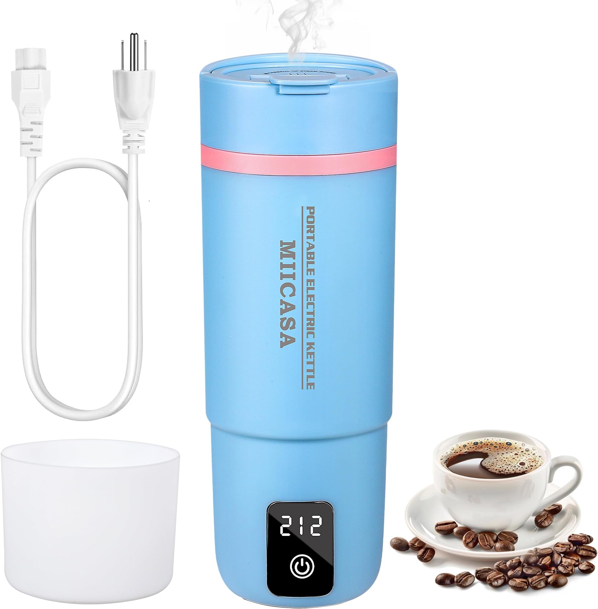 Amazon.com: Travel Electric Kettle Portable Kettle for Hot Water Small ...