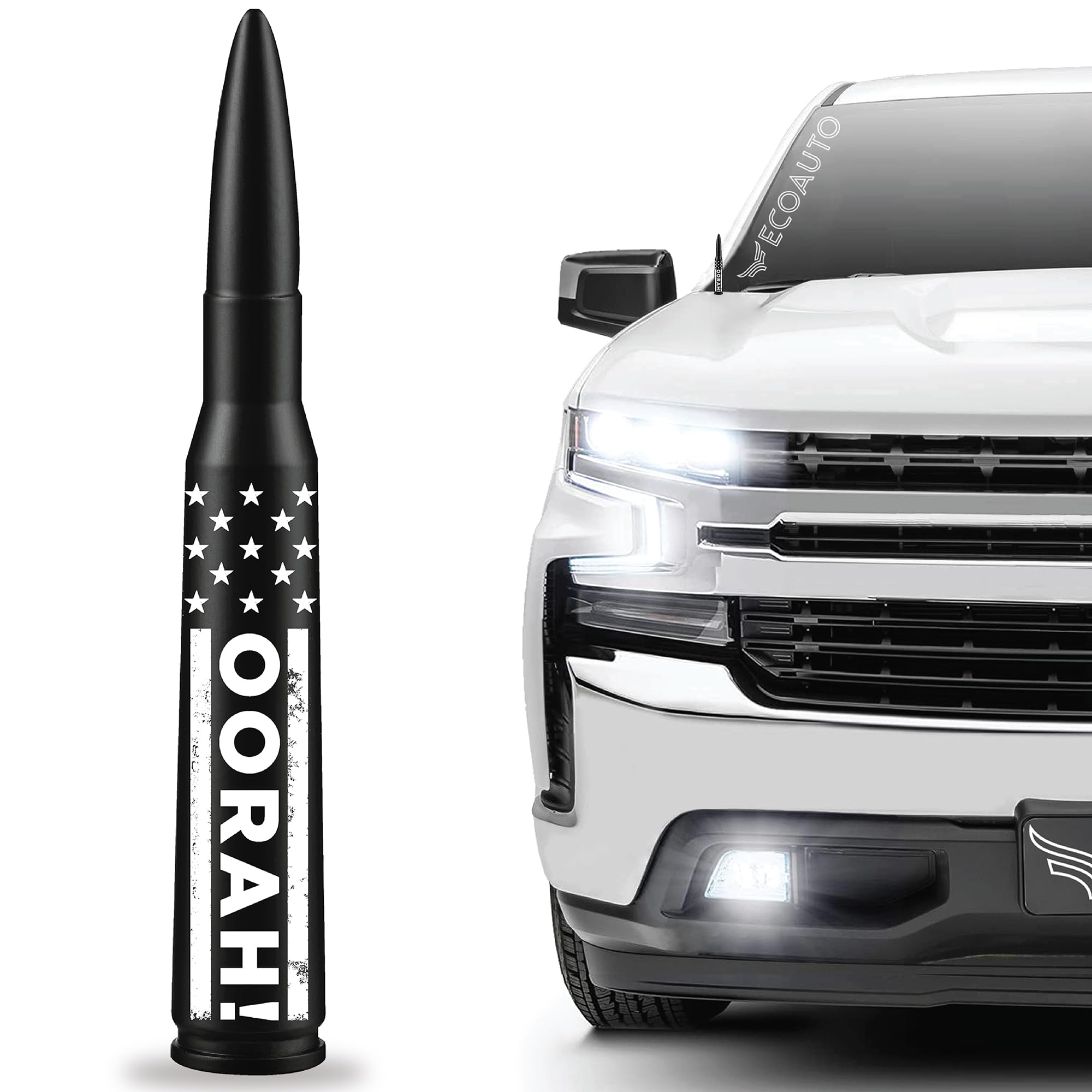 Snapklik.com : EcoAuto Car Antenna Topper Fits All Chevy & GMC Truck ...