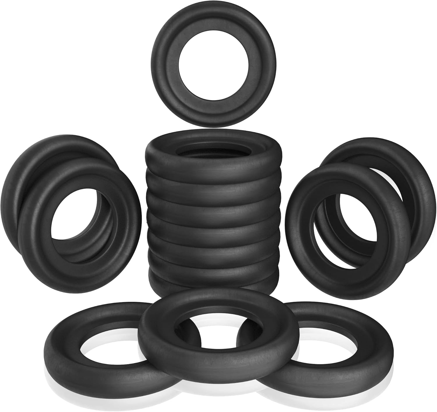 Amazon.com: 15pcs Oil Drain Plug Crush Rubber Washer Gasket Black Seal ...