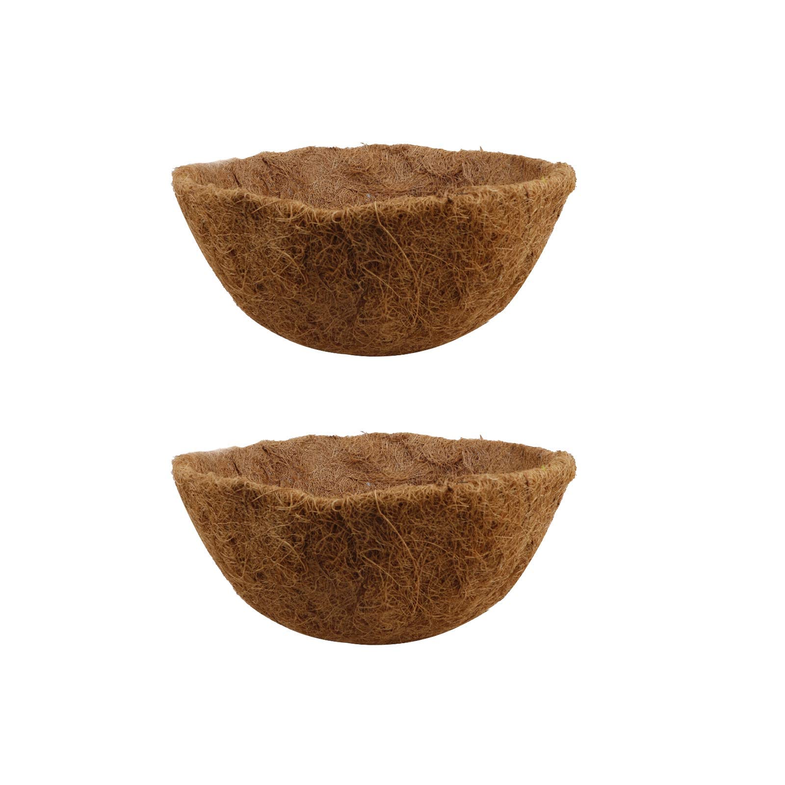 Amazon.com: Donloise 2 Packs Round Trough Coco Liners Natural Coconut ...