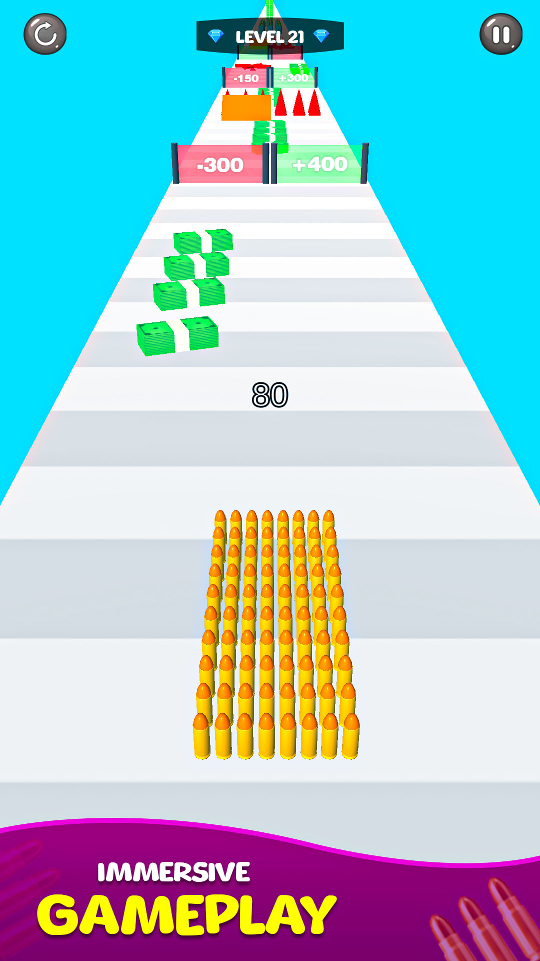 Army Bullet Rush 3D! Merge Bullets Challenge Master - Gun Shooter ...