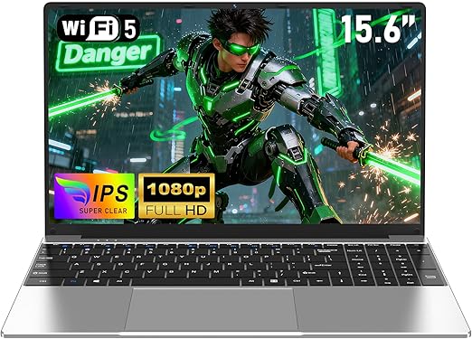NAIKLULU 15.6 Inch Laptop M3-6Y30 Processor, 16GB RAM 256GB SSD ...