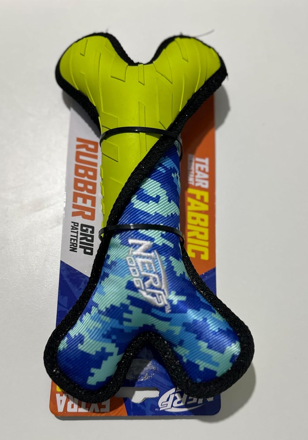 Nerf Dog Tear Resistant Bone Toy Extra Stuffed : Amazon.co.uk: Pet Supplies