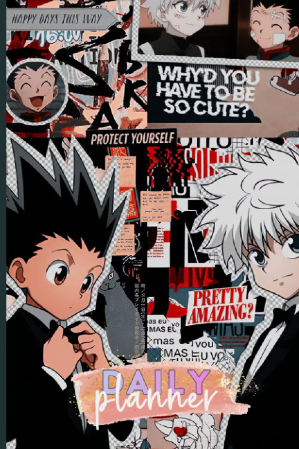 Buy Daily Planner: Zoldyck Killua Legendary Awesome Collage Aesthetic ...