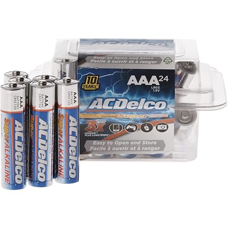 Amazon.com: ACDelco 24-Count AAA Batteries, Maximum Power Super ...