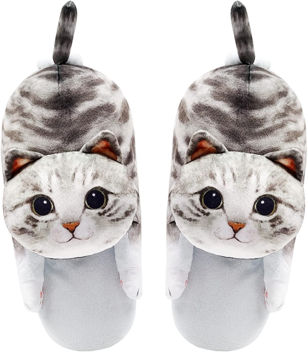 Cat Slippers for Women, Cute Fuzzy Animal Slippers For Indoor and ...
