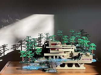 Amazon.com: The Atom Brick Fallingwater Building Set : Toys & Games