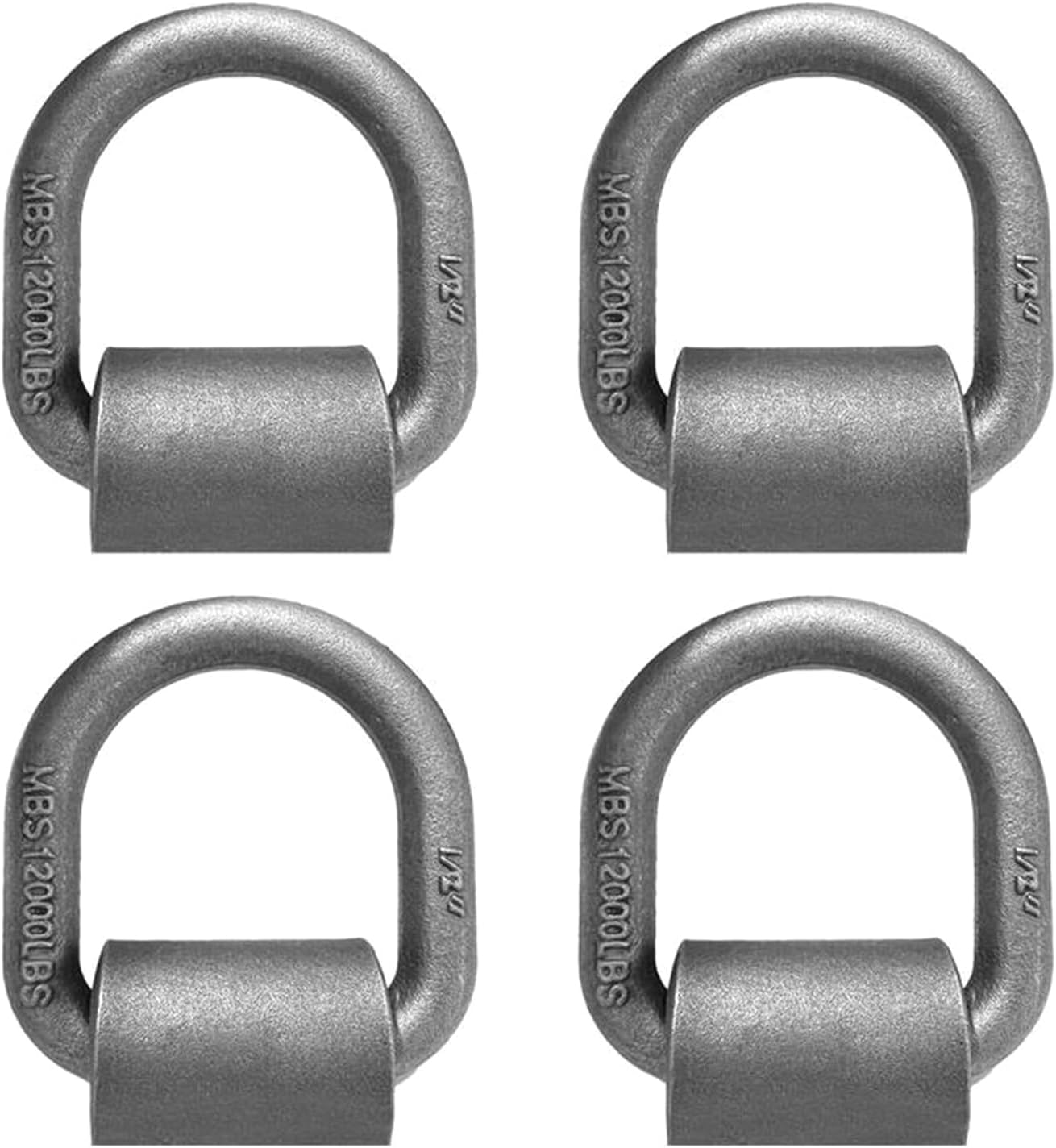 Amazon.com: XINAJUND 1/2inch Weld On D Rings 12000Lbs Heavy Duty Steel ...