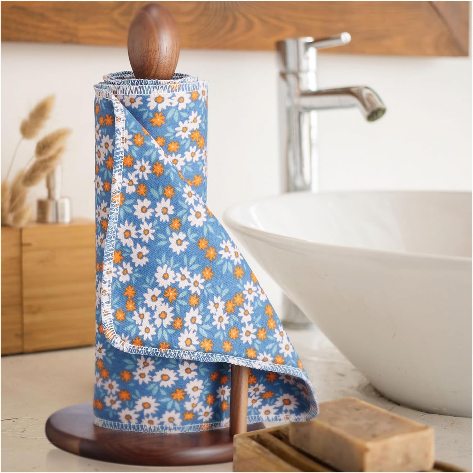 Amazon.com: oiununo 2-Ply Reusable Paper Towels Napkins Rolls Washable ...