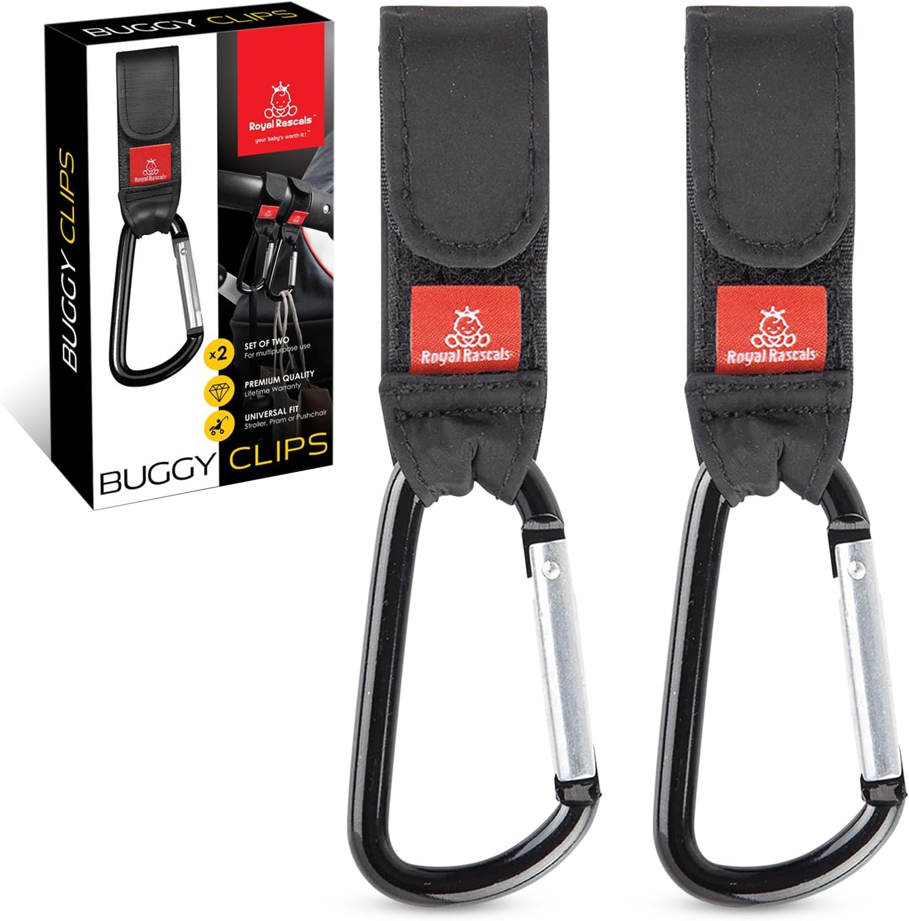 Taicols Stroller Pegs to Hook Muslin Sun Shade to Canopy, 4 PCS Car ...