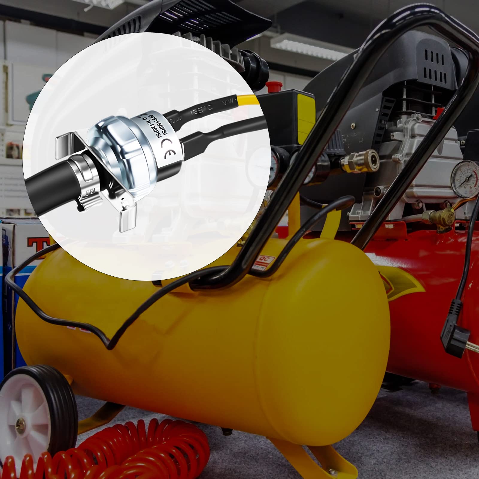 Snapklik.com : Flutesan Air Pressure Switch Air Compressor 70-180 PSI ...