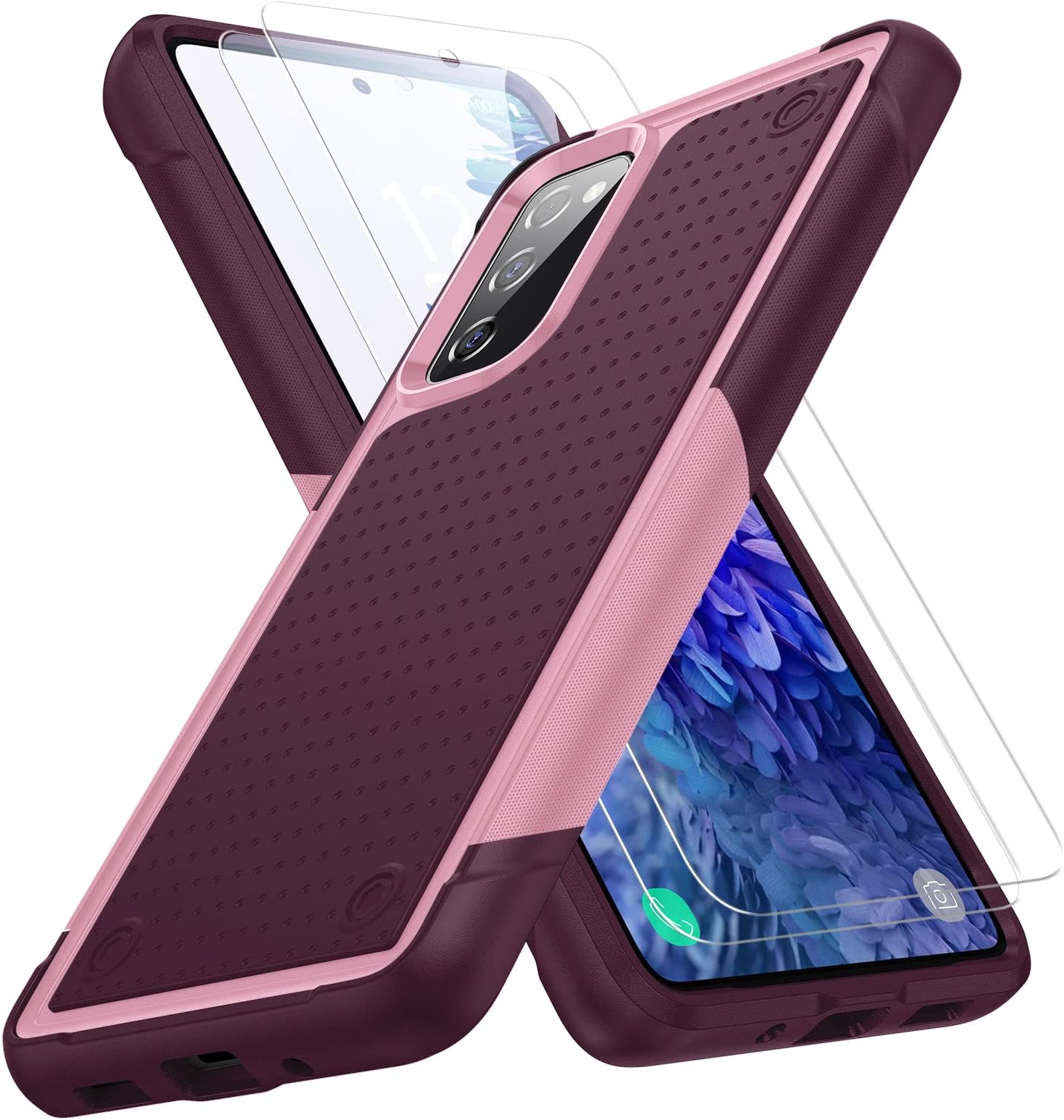 Amazon.com: LeYi for Galaxy S20 FE 5G Case: Samsung S20 FE 5G Phone Case with 2 Pcs HD Screen ...