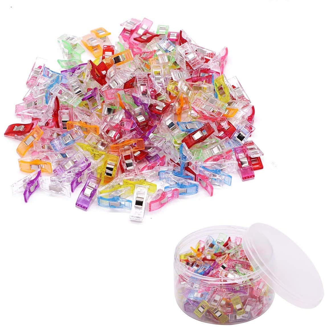 Pack of 150 Pcs Multipurpose Sewing Clips, All Purpose Craft Clips ...