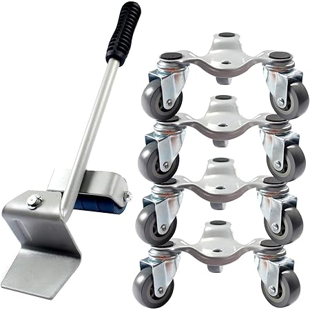 Amazon.com: Rocky Mountain Goods 3 Wheel Furniture Dolly with Casters ...