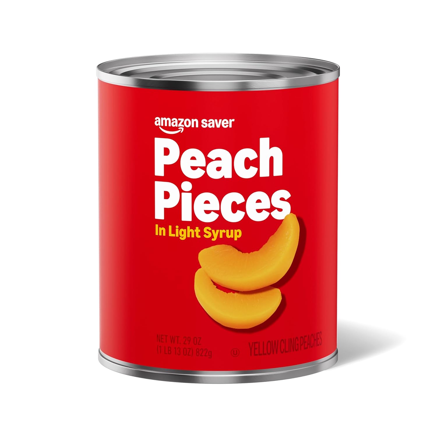 Amazon.com: Amazon Saver, Peach Pieces in Light Syrup, 29 oz : Grocery ...