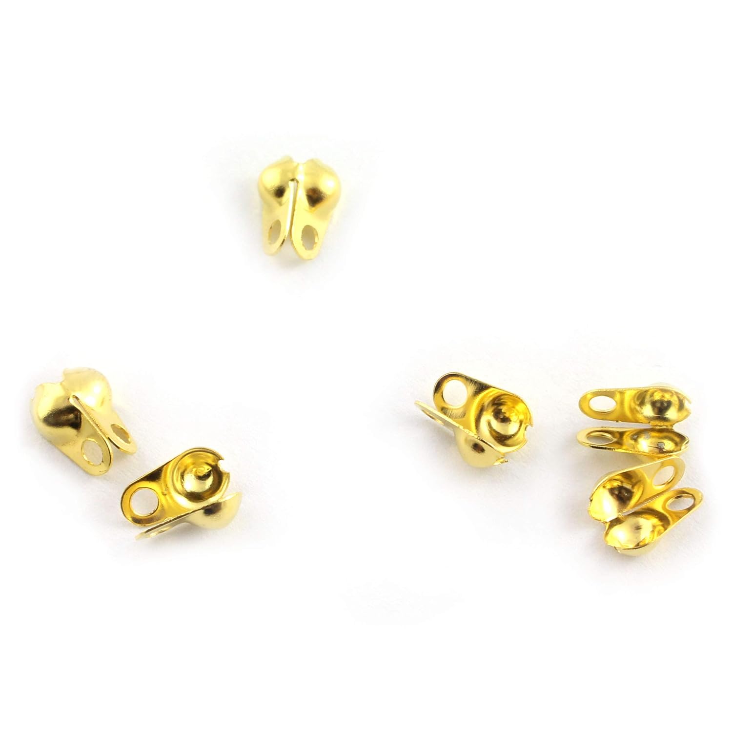 NX Garden Clamshell Endcap 200PCS Clamshell Bead Tips Clamshell ...