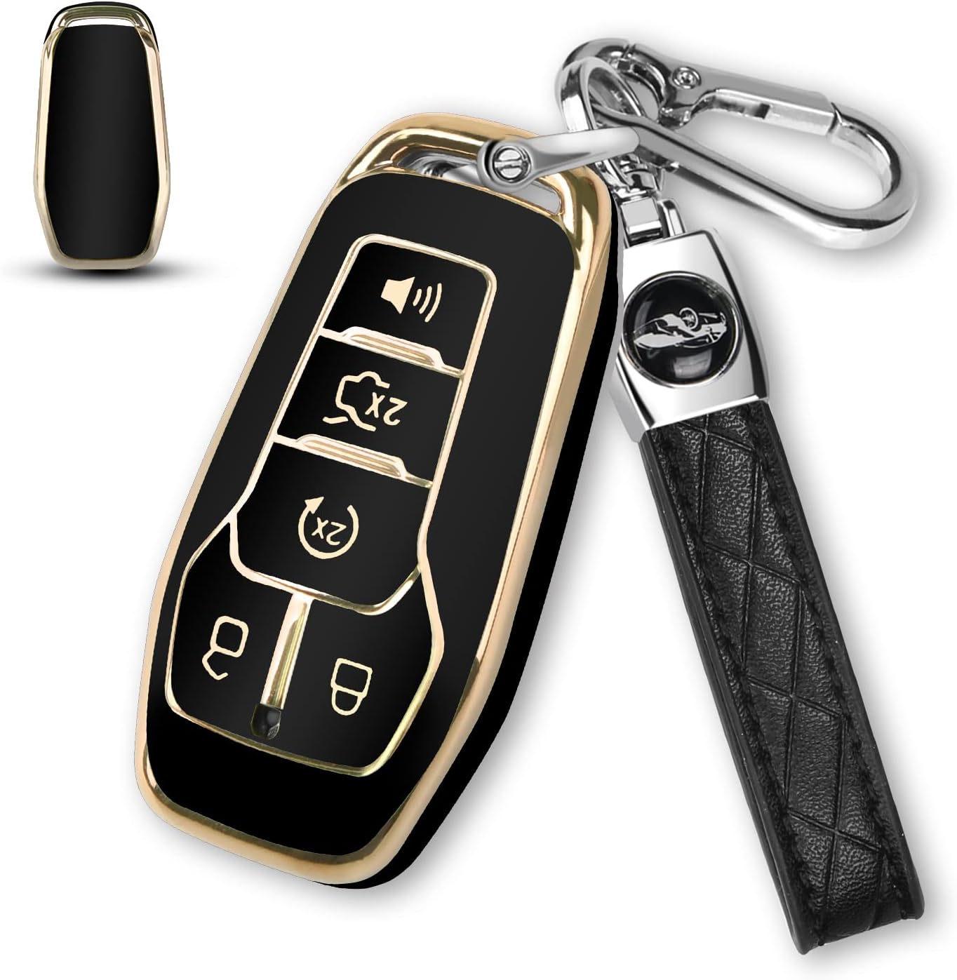 Amazon.com: MILD EAST Key Fob Cover for Ford with Key Chain, Soft TPU ...