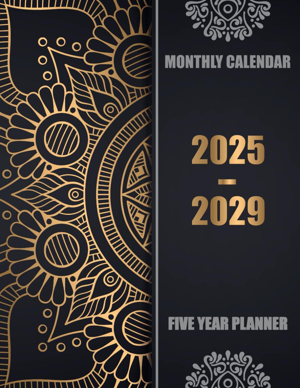 2025-2029 Five Year Planner: Monthly Calendar and Organizer: Memphis ...
