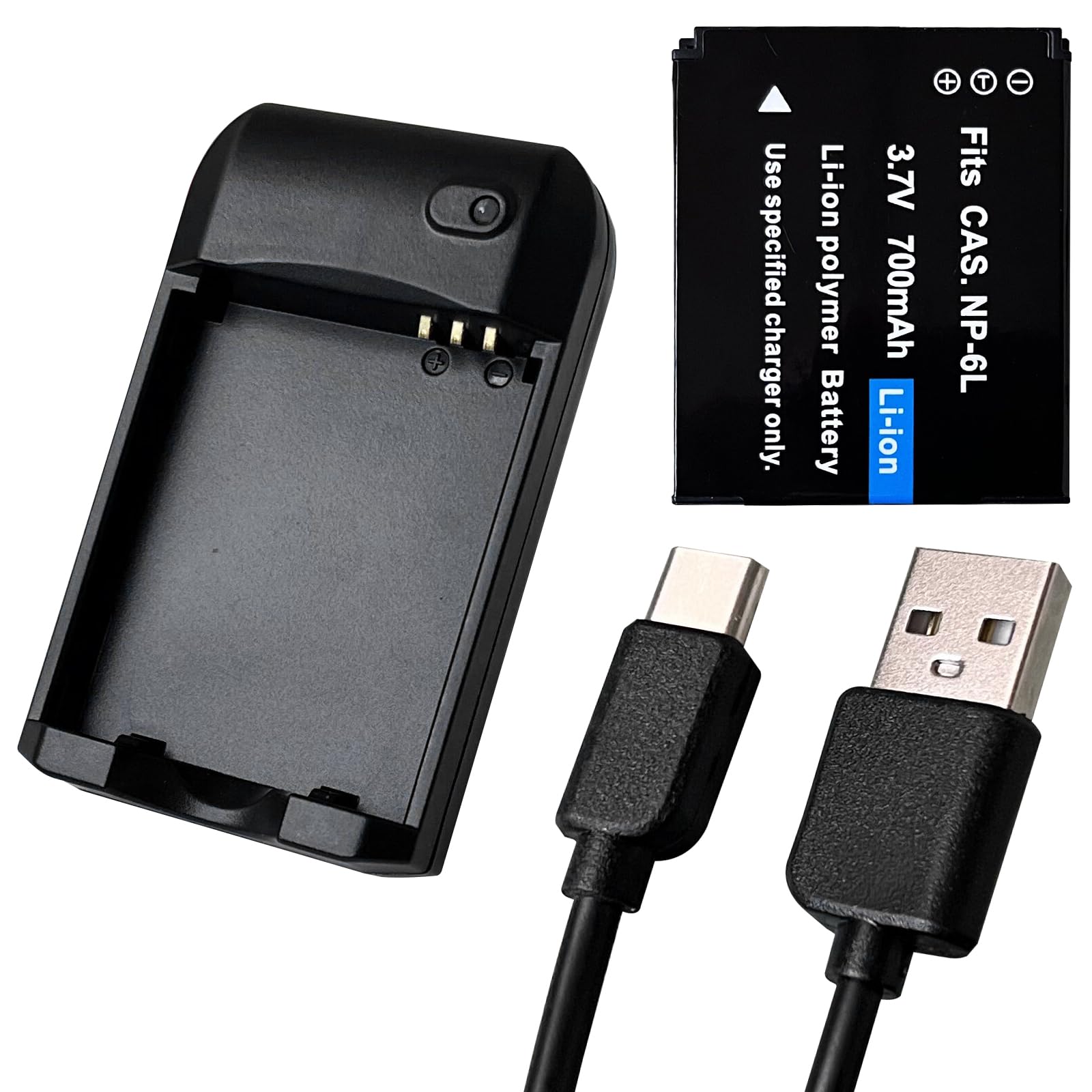 Amazon.com: CofunKool Digital Camera Battery Charger and 3.7V 700mAh NP ...