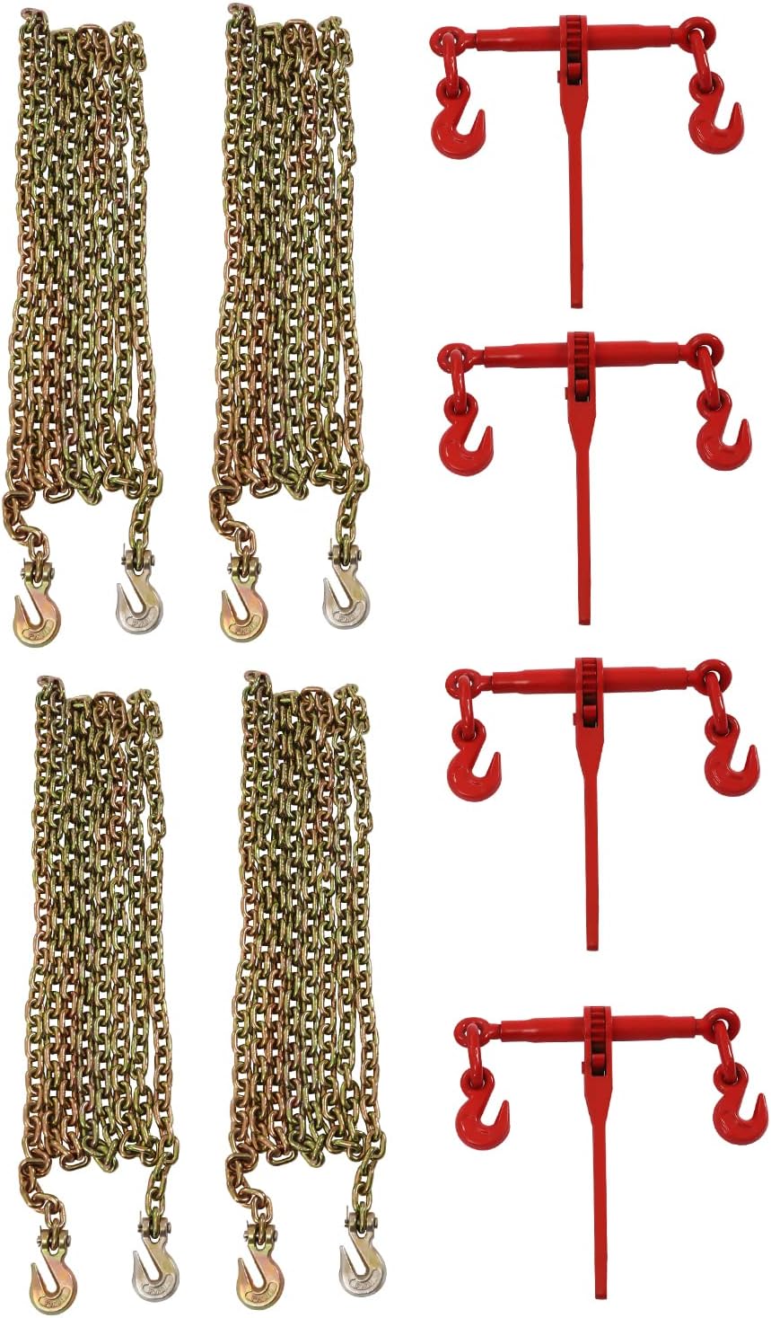 Amazon.com: Cbhfmljd Chain Binder Set Ratchet Load Binder 5/16"-3/8 ...