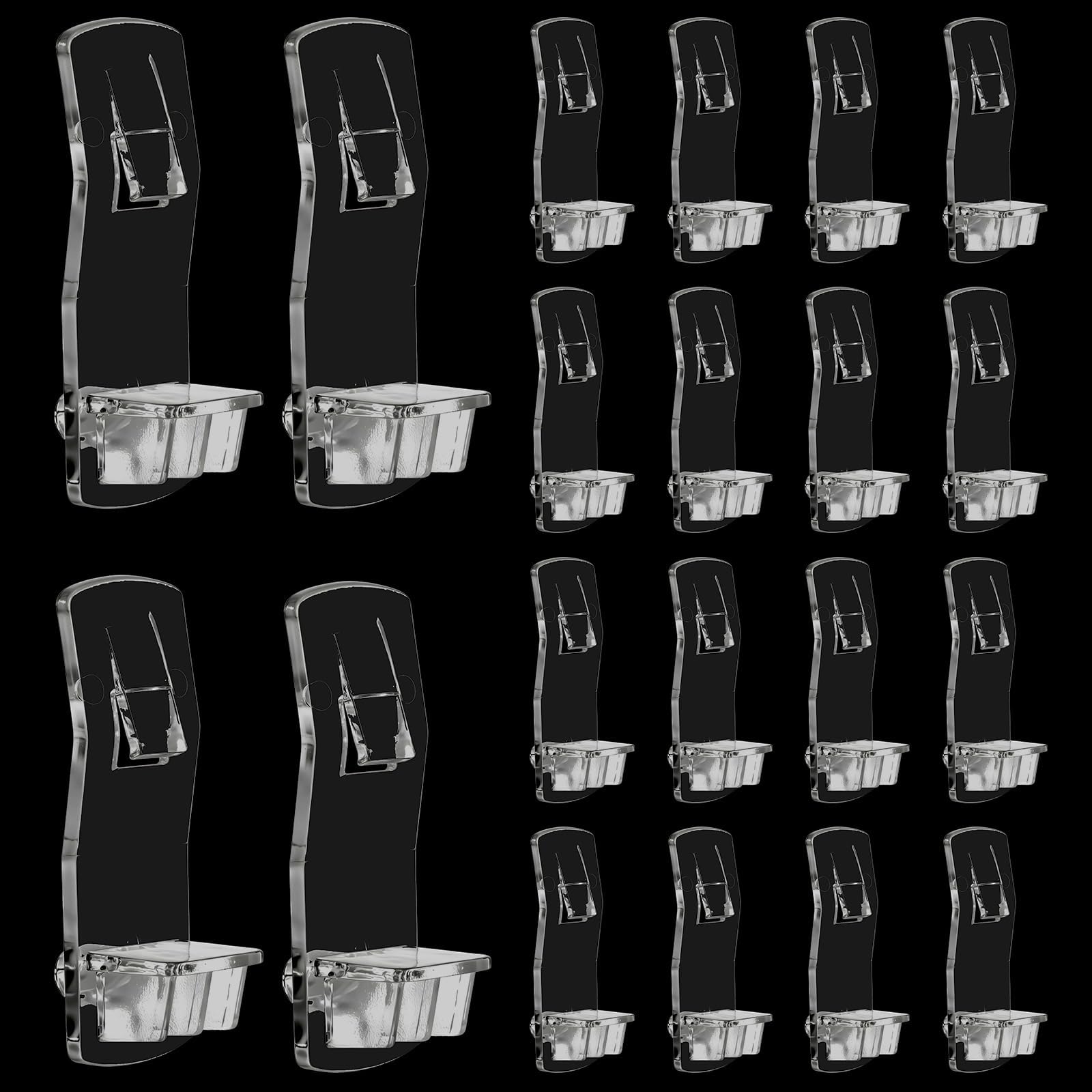 Amazon.com: 20PCS Plastic Locking Shelf Support Pegs, Self-Locking ...