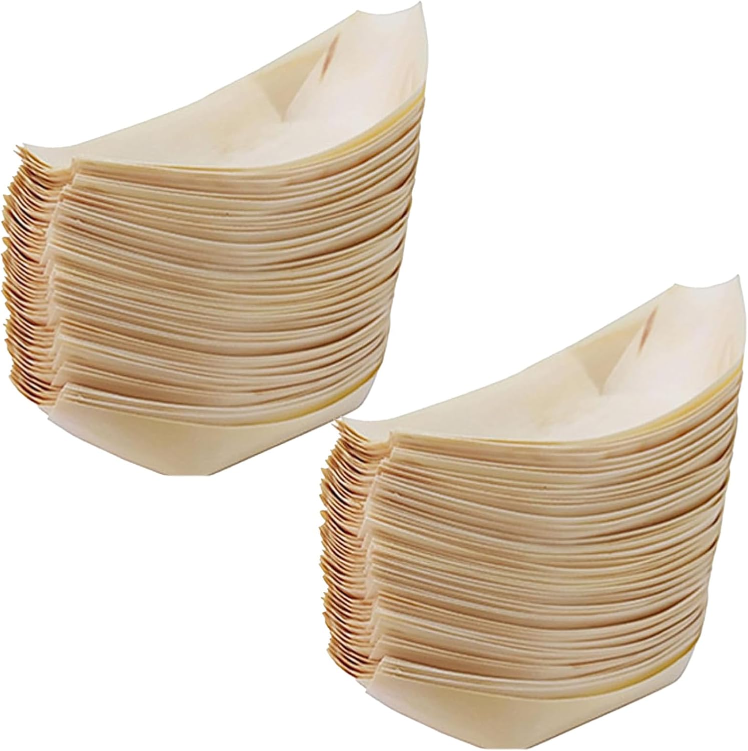 LUXORA 100 Eco-Friendly Biodegradable Wooden Bamboo Boats, Bamboo Boats ...