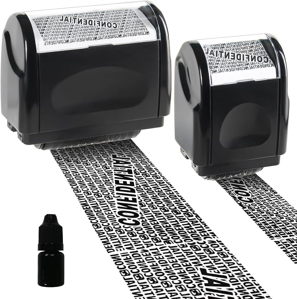 Amazon.com: Gikfun Identity Theft Resistant Roller Stamps 2 Pack ...