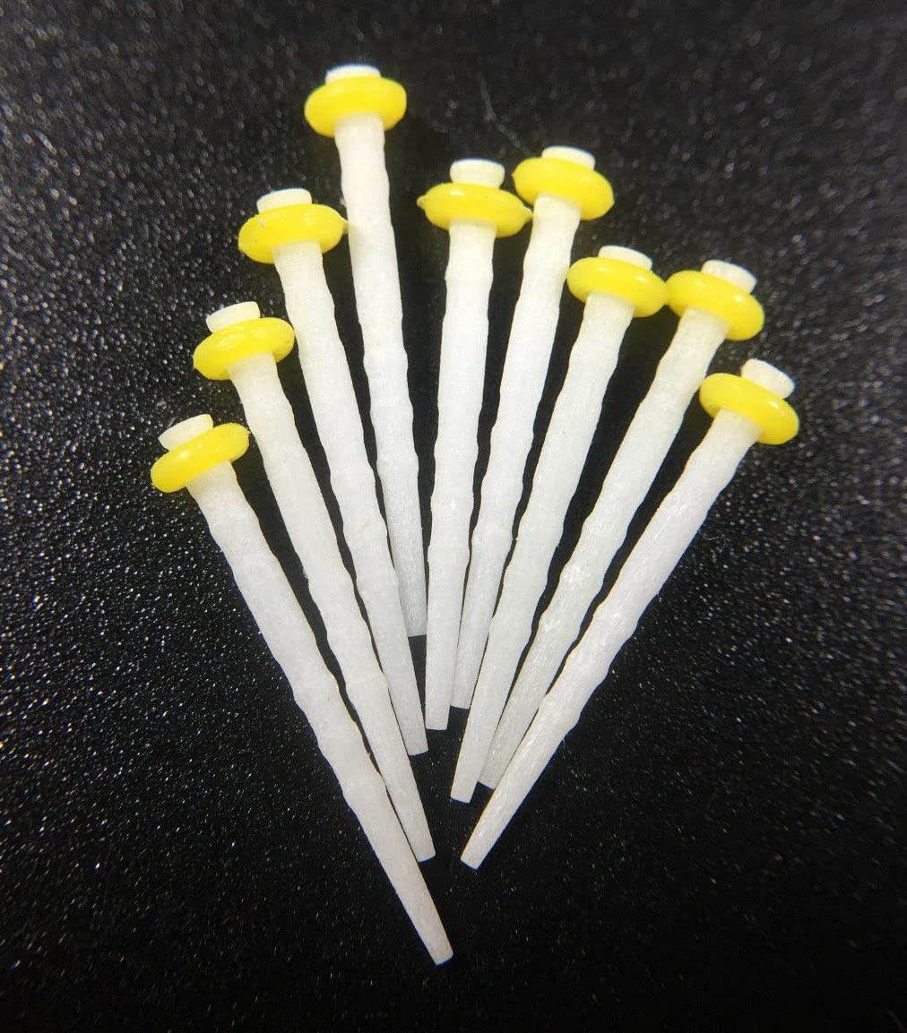 Gold Cura Dental | Fiber Post | Refill Pack of 10 Pieces | Size: 1.2MM ...