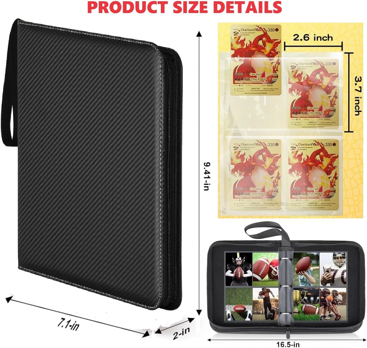 4 Pocket Trading Card Binder,Card Binder 400 Pockets Australia | Ubuy