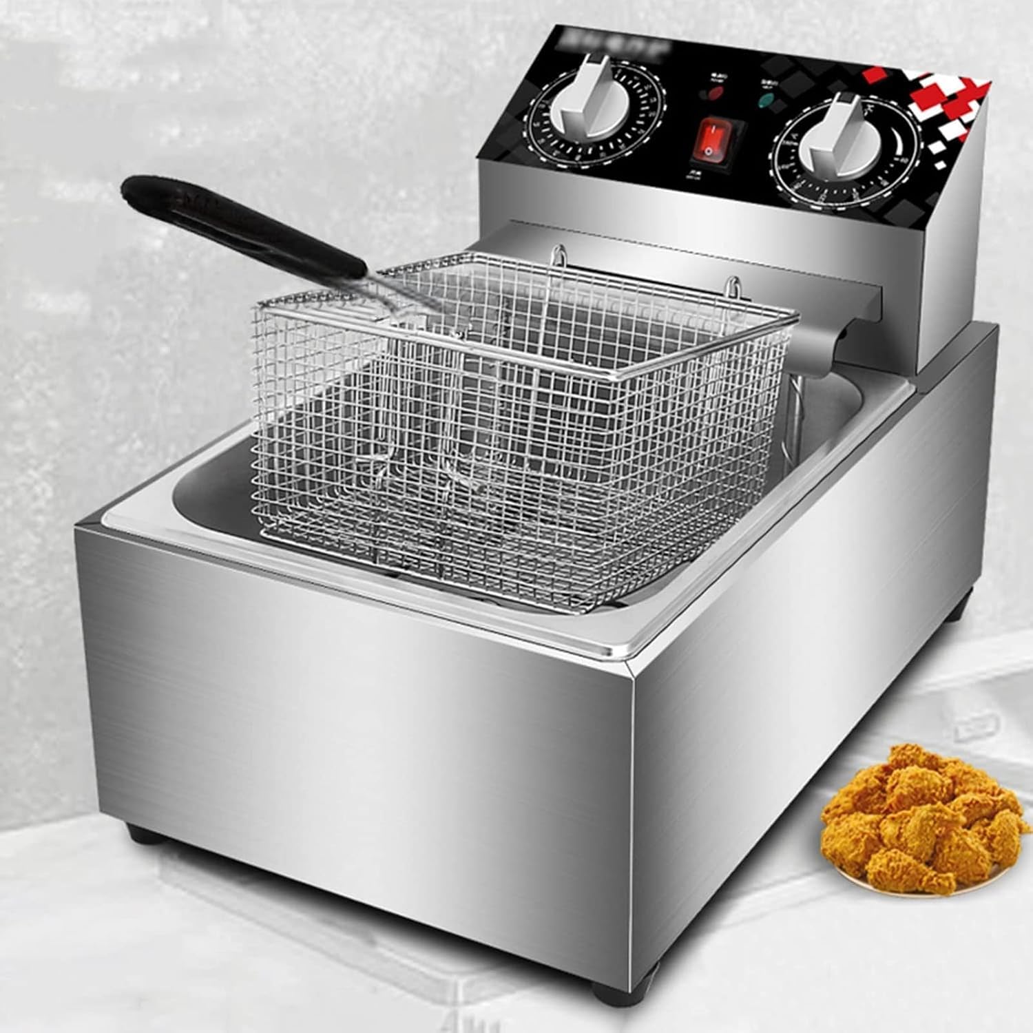 Amazon.com: 10L Electric Deep Fryer Commercial Small Deep Fryer With ...