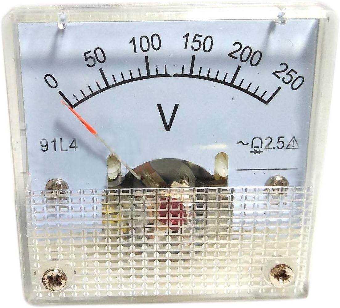 Analog Panel Volt Voltage Meter Voltmeter Gauge DH-670 0-300V AC ...