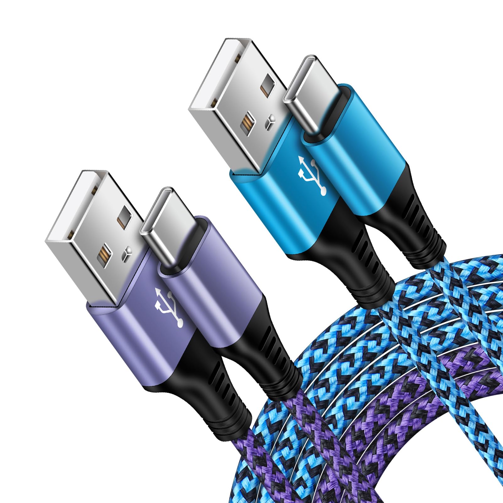 Amazon.com: 2Pack 6FT S24 Ultra Samsung Android Charger Cord USB C to ...