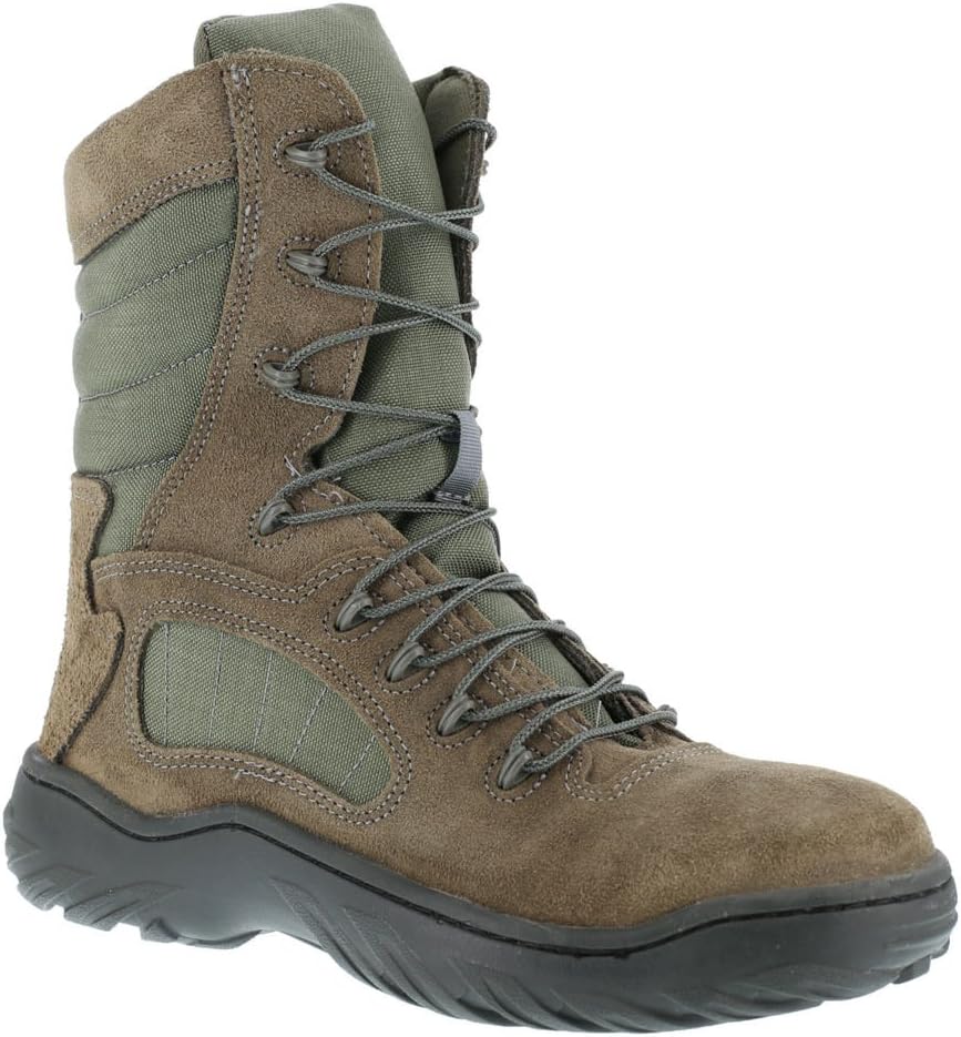 Amazon.com: Converse Boots Mens Steel Toe with Side Zip Sage Green ...