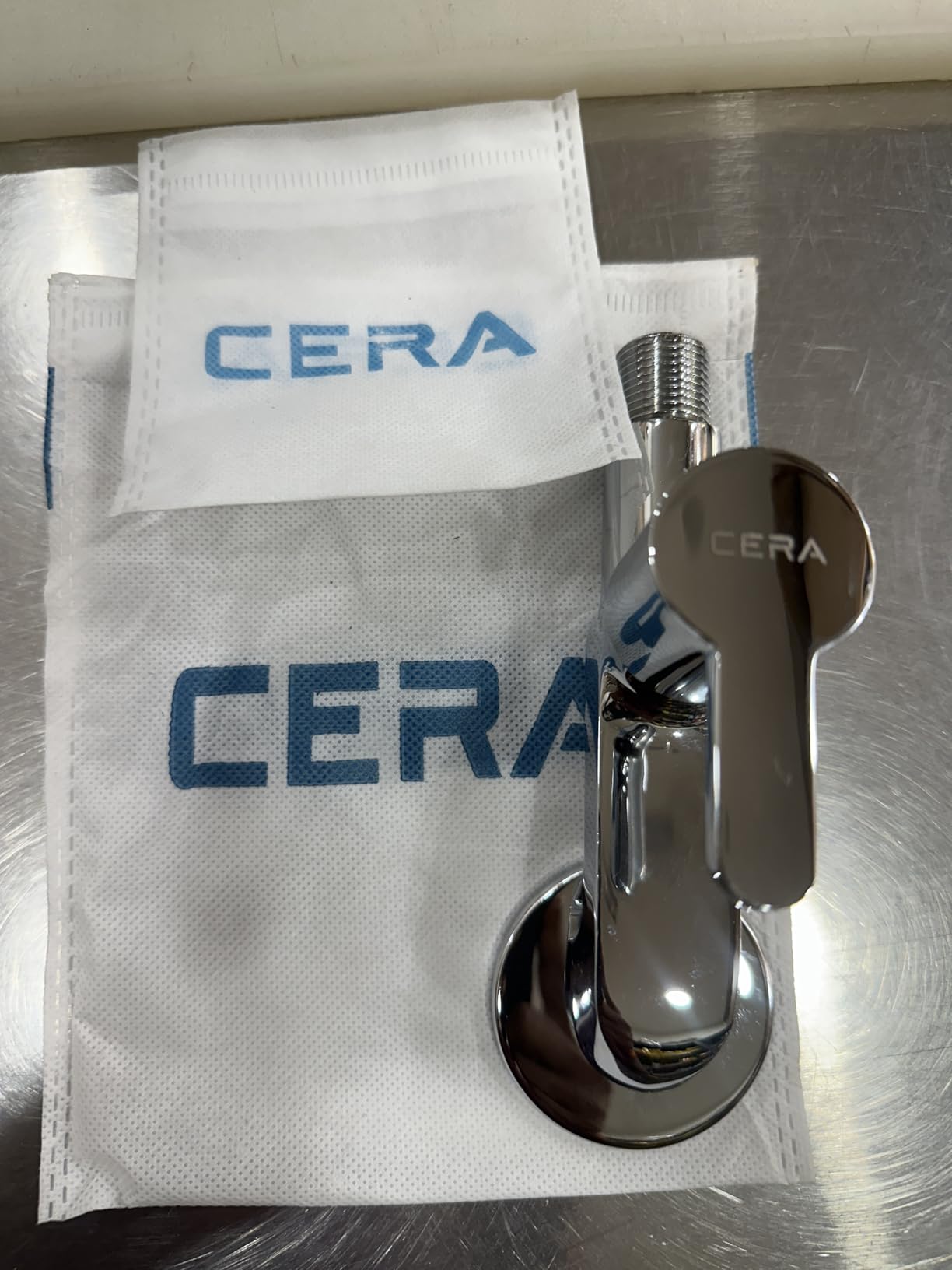 Cera F1015151 Stainless Steel Bib Cock With Wall Flange And Aerator ...