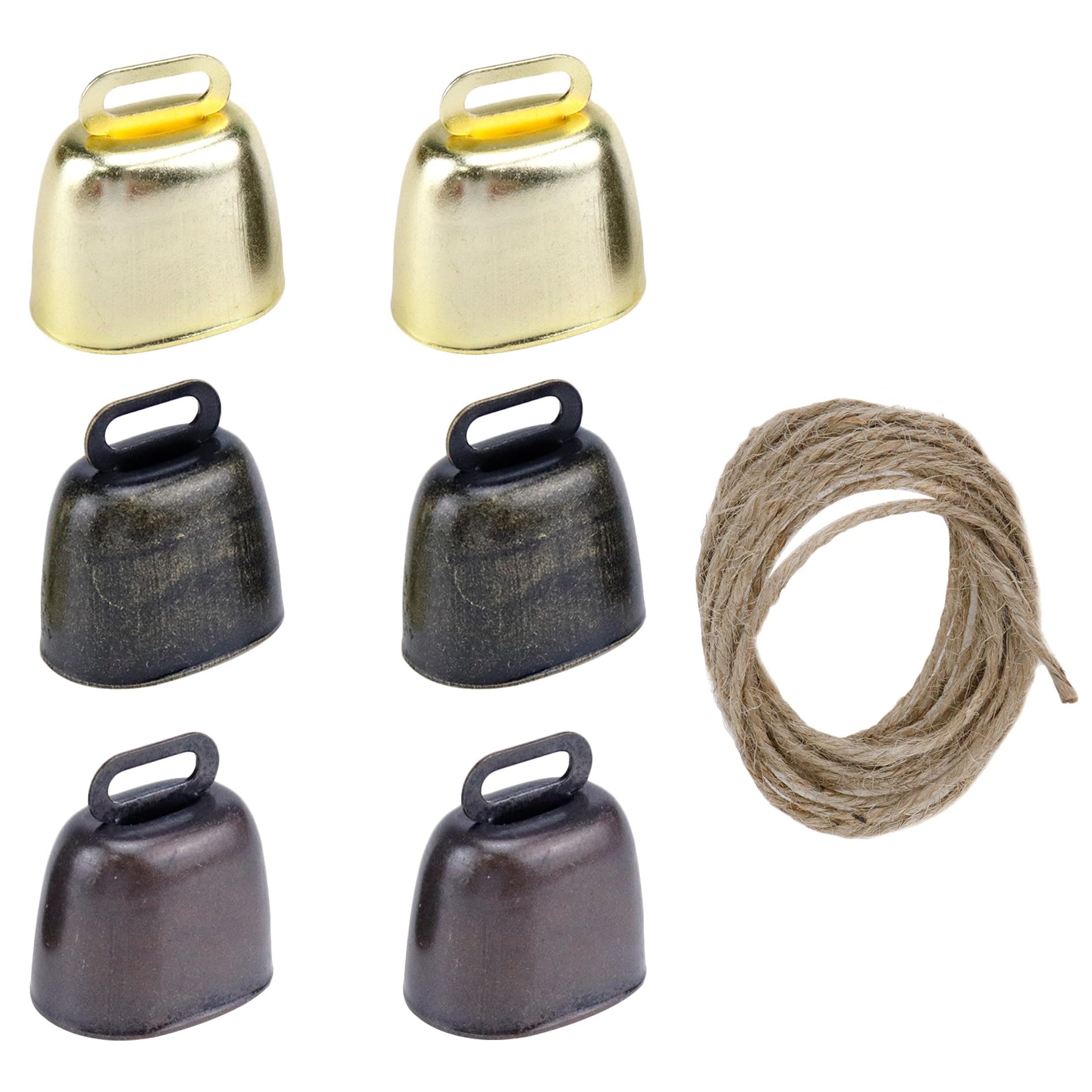 Snapklik.com : Meprotal 6PCS Metal Cow Bells Horse Sheep Grazing Copper ...