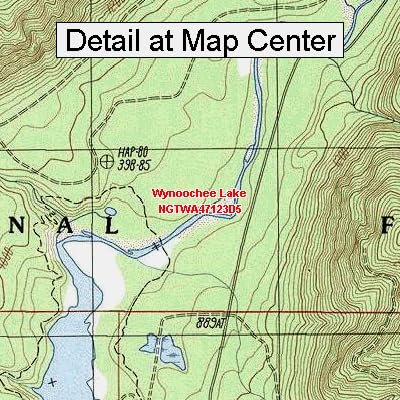 Amazon.com : USGS Topographic Quadrangle Map - Wynoochee Lake ...